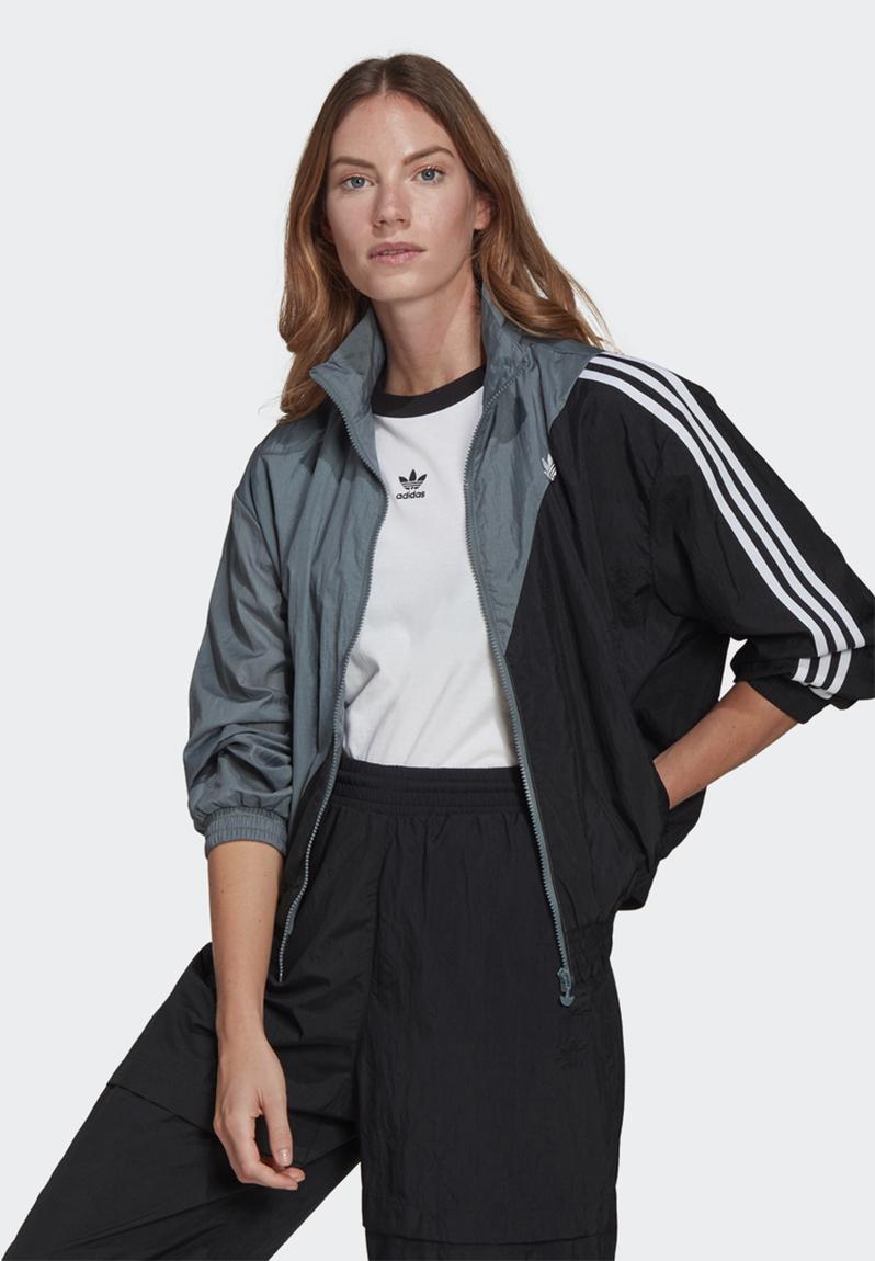 Japona Tracktop Blue Oxide Black Adidas Originals Hoodies Sweats