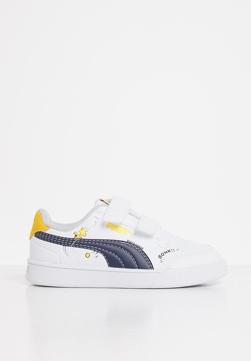 Peanuts shuffle v sneakers - puma white/puma black-maize PUMA Shoes ...