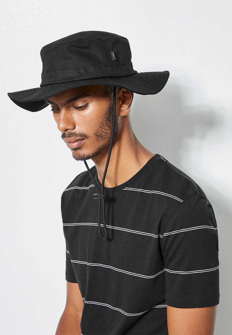 Aaron bucket hat - black Superbalist Headwear | Superbalist.com