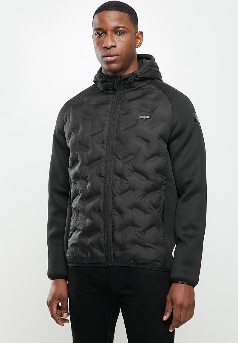Spitfire raglan sleeve quilted jacket - black SOVIET Jackets ...