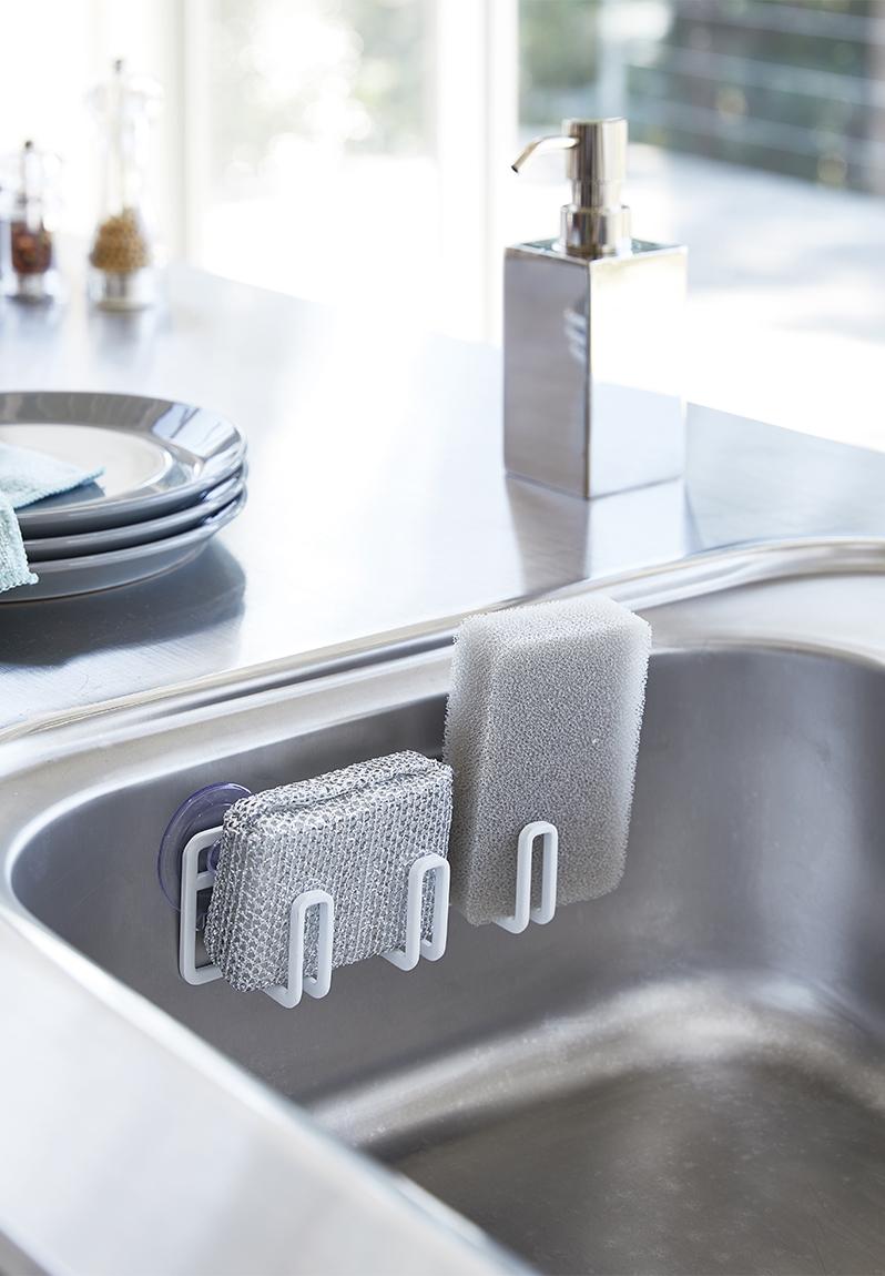 Tower sponge holder - white