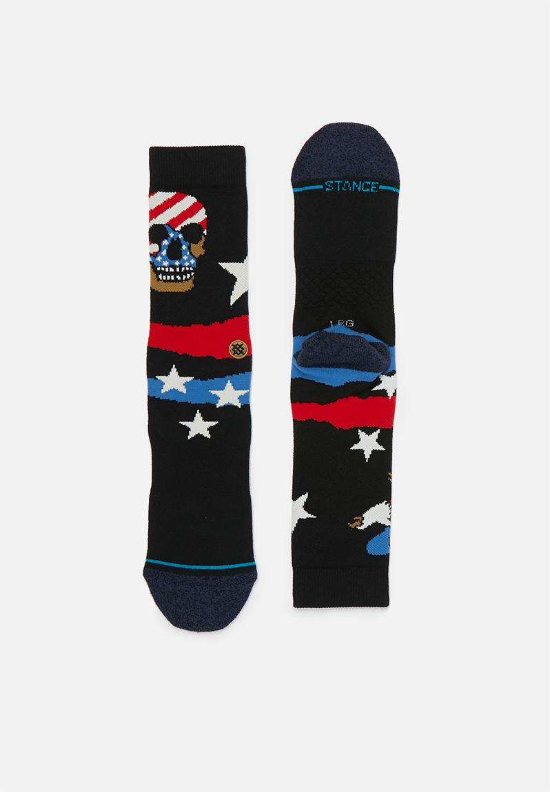 Stance freedom strike crew_s20 - black & red