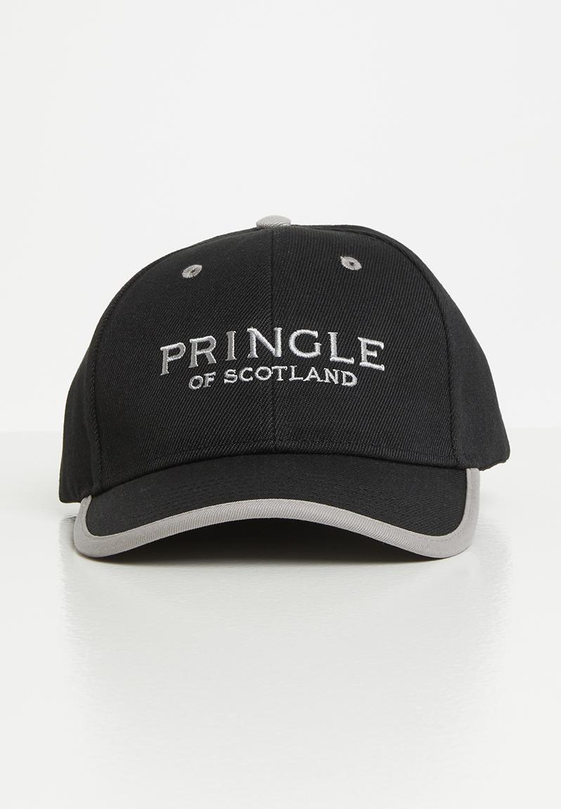 Pringle a/wool binder cap - black/grey