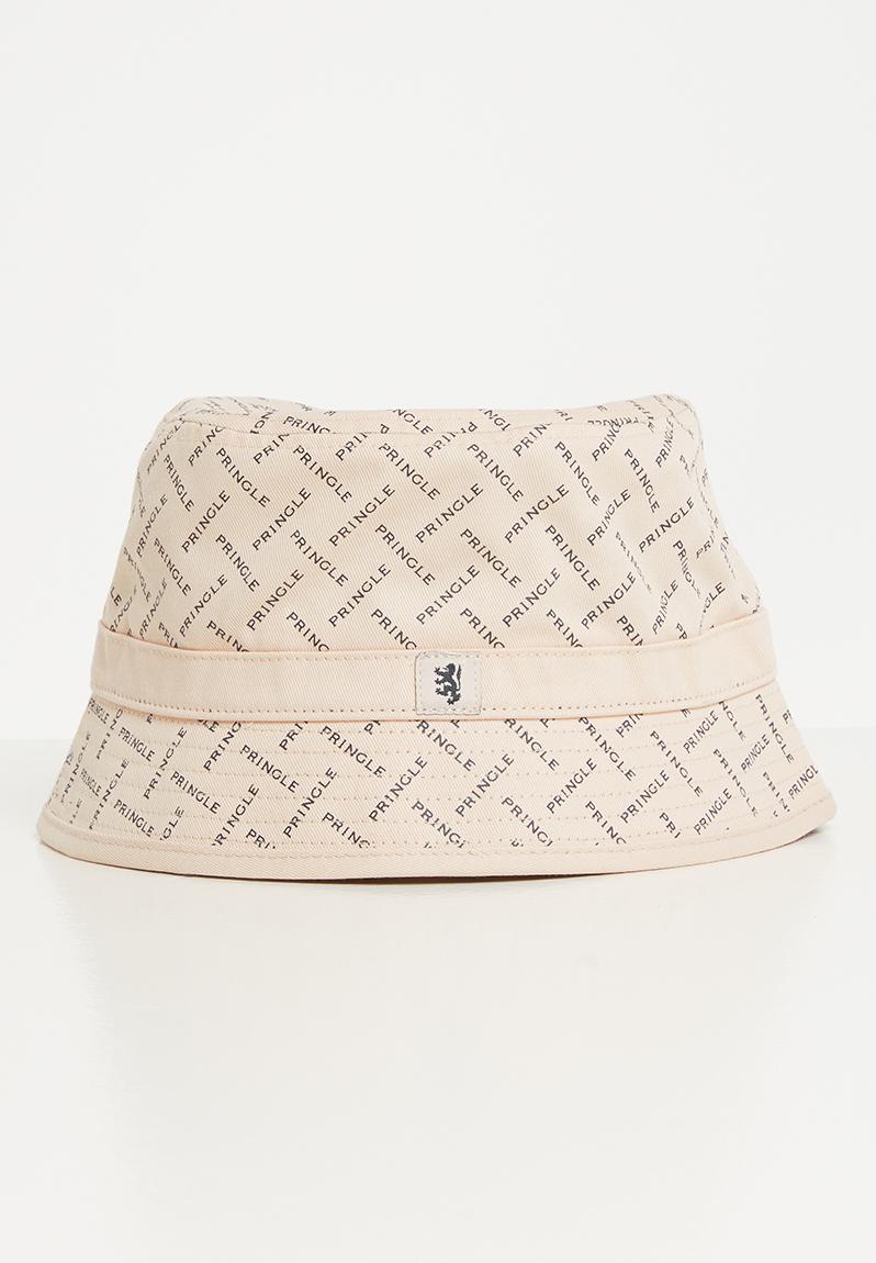 Pringle daniel bucket hat - stone Pringle of Scotland Headwear ...