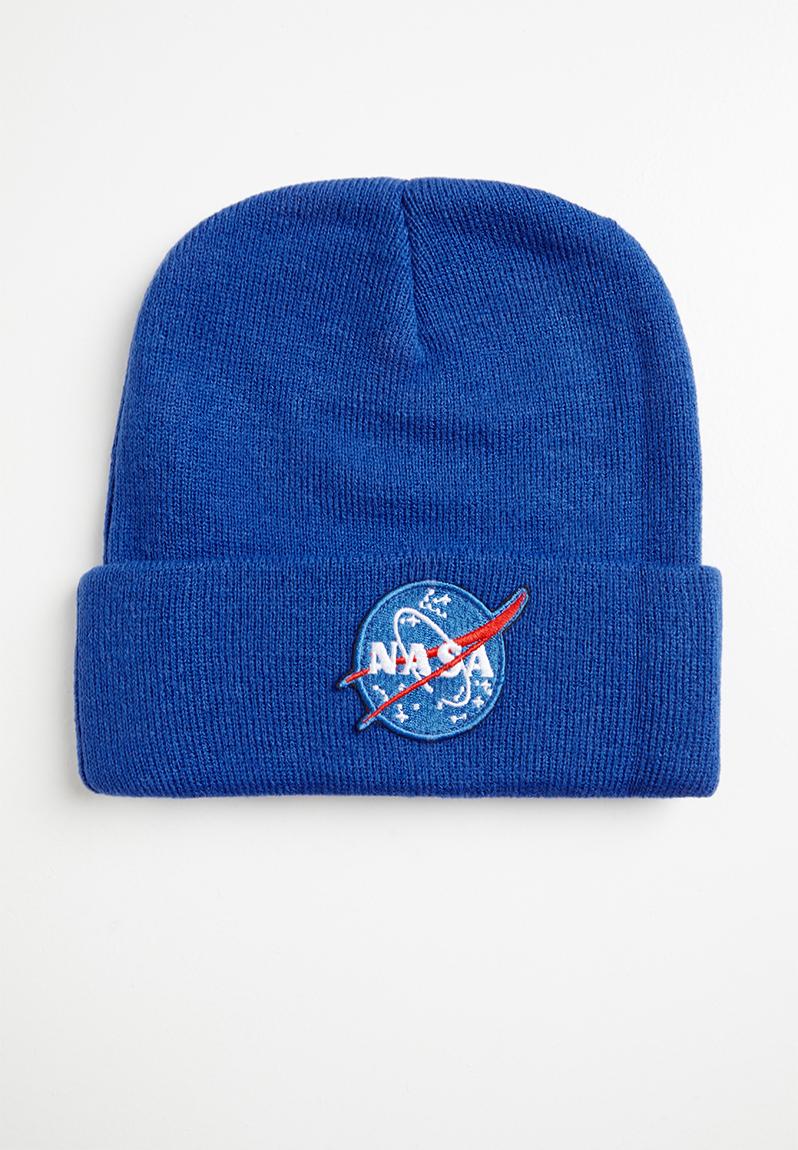 Nasa logo beanie-blue