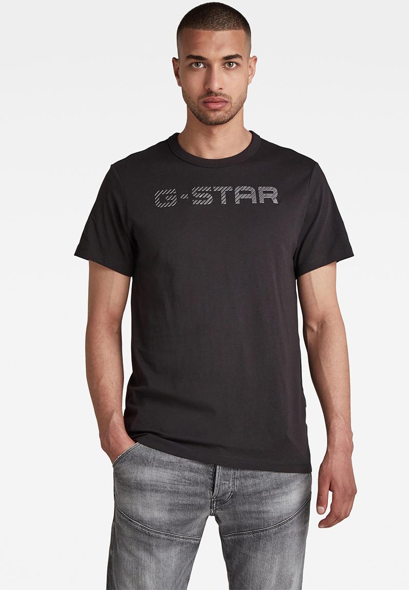 G-star r short sleeve tee - dk black G-Star RAW T-Shirts & Vests ...