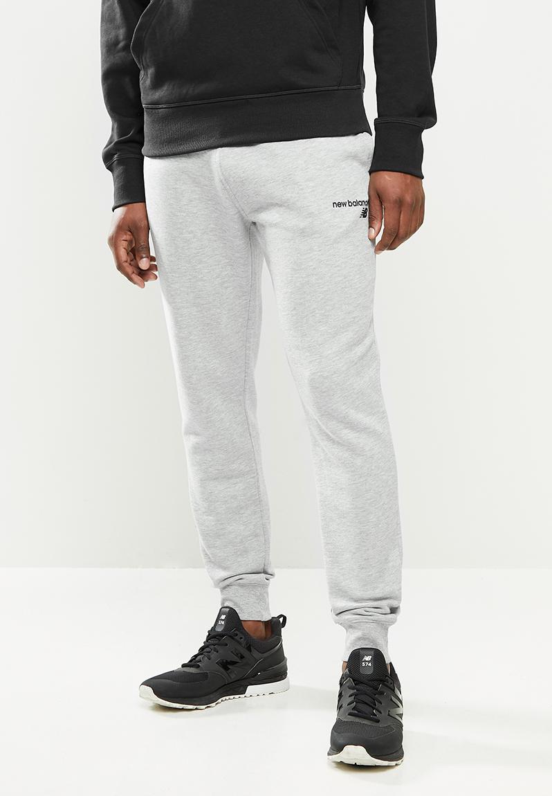 Nb classics core pant - athletic grey New Balance Sweatpants & Shorts ...