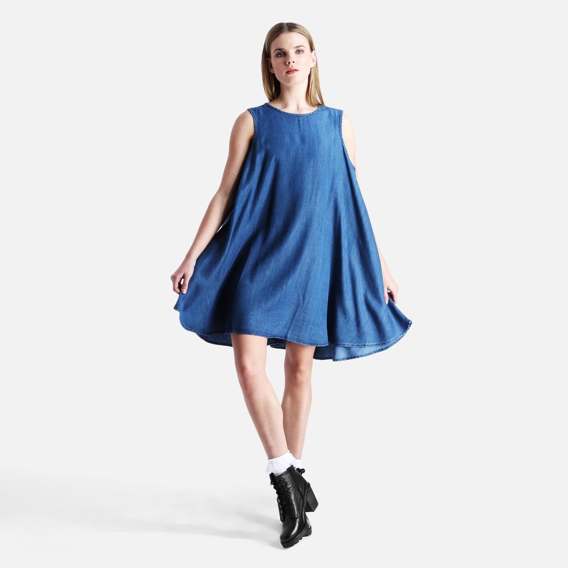 DENIM TENT DRESS