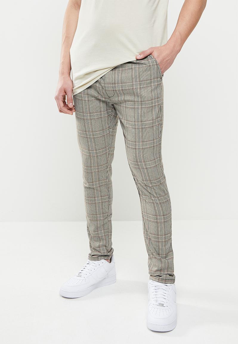 Colton big check pants - multi