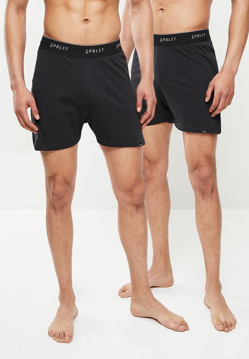 2-pack kris knit boxer - black x2 Superbalist Sleepwear | Superbalist.com