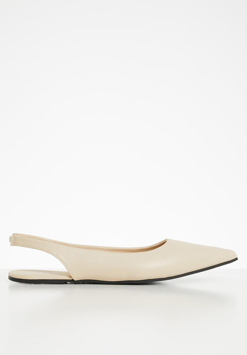 Essential lenni slingback point - stone pu Cotton On Pumps & Flats ...