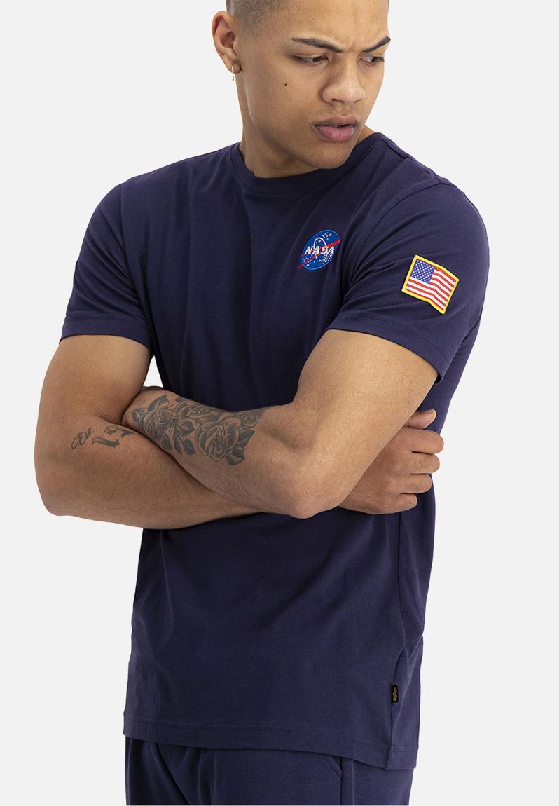 Nasa apollo short sleeve tee - navy Alpha Industries T-Shirts & Vests ...