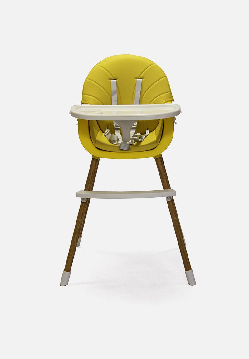 Nuovo high chair - yellow
