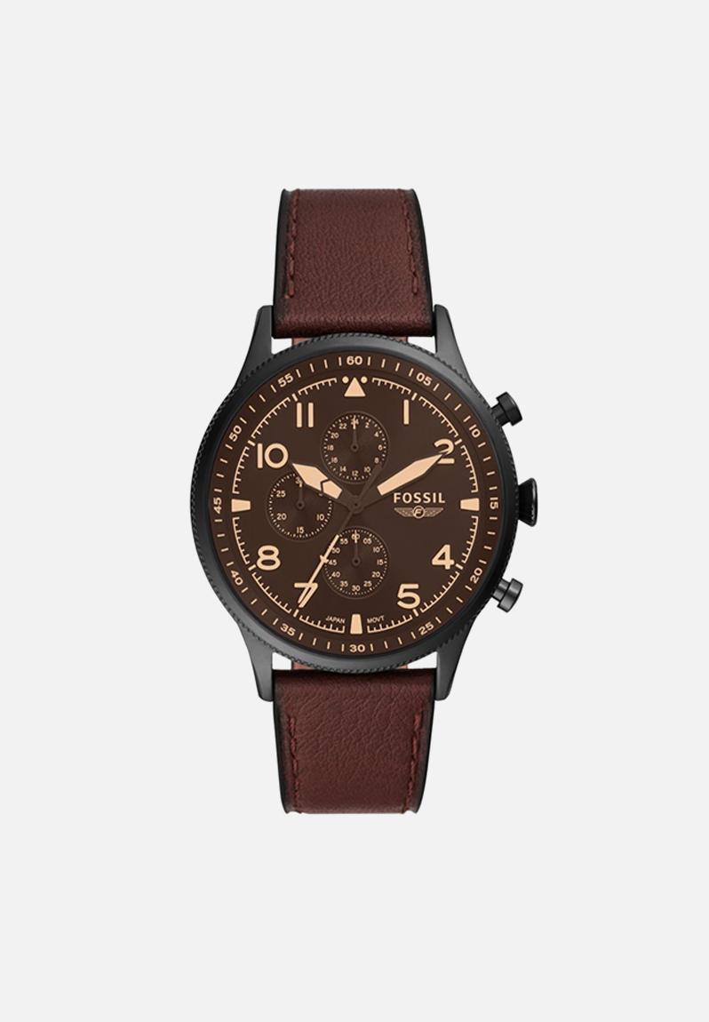 Retro pilot - brown 2 Fossil Watches | Superbalist.com