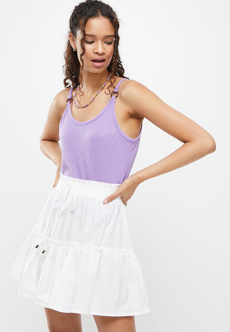 Detailed knit cami - lilac 1