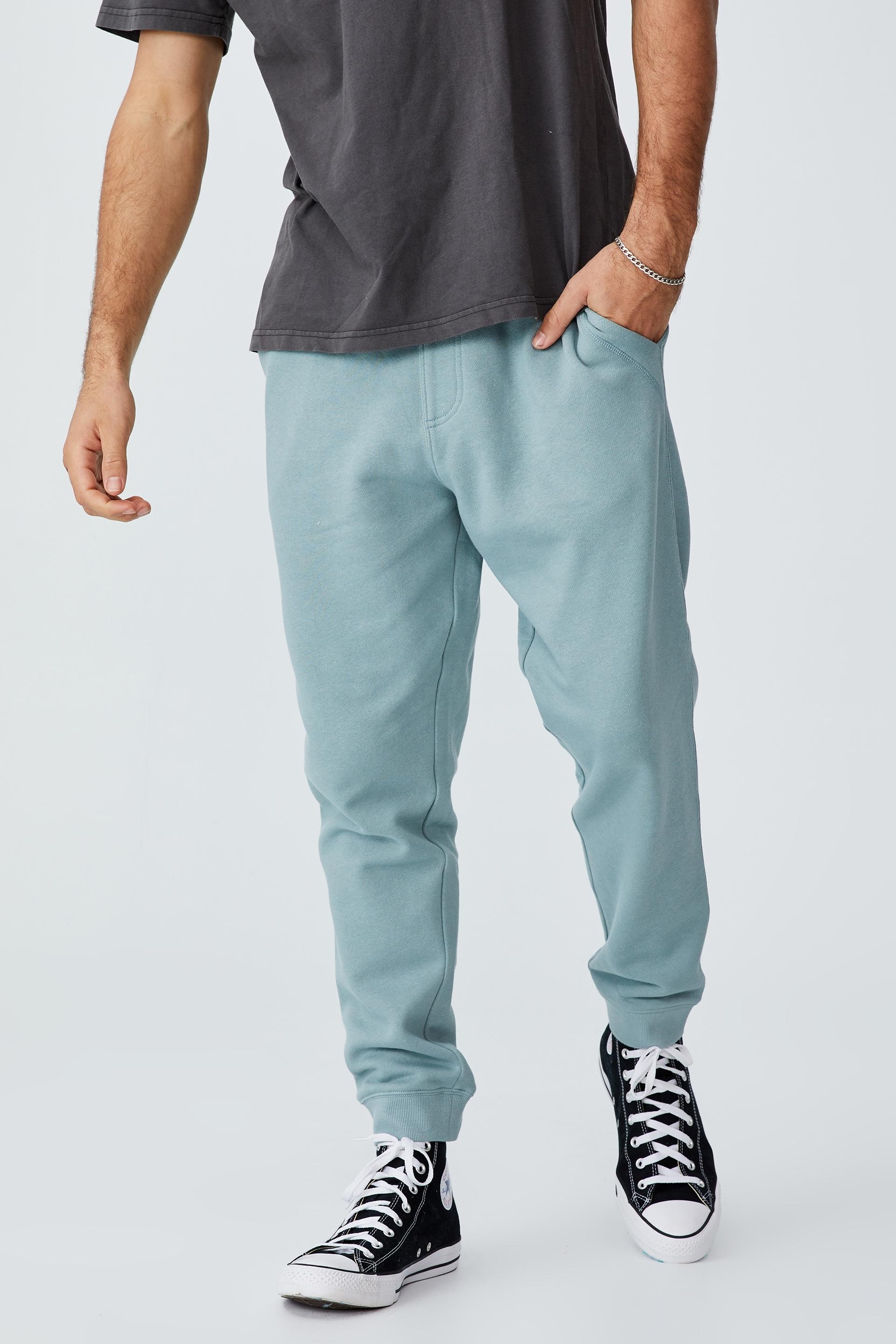Trippy slim trackie - mineral blue1 Cotton On Pants & Chinos ...