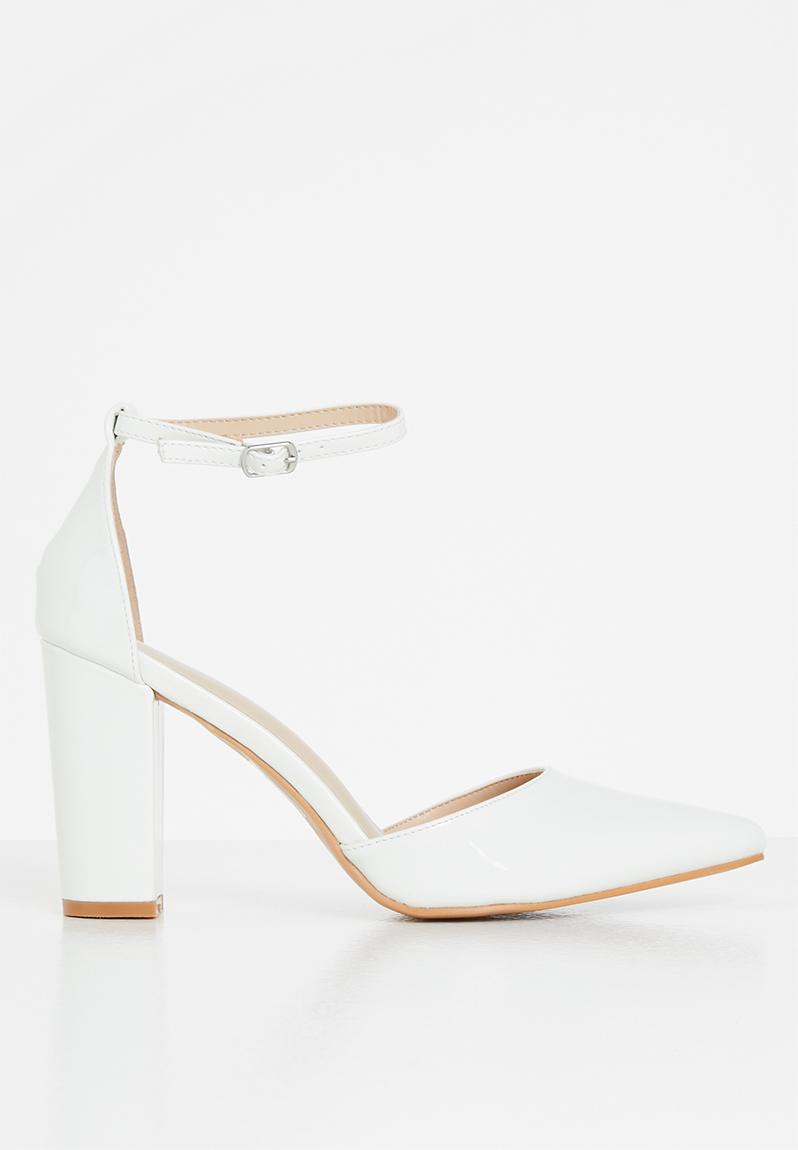 Annabelle block heel - white Superbalist Heels | Superbalist.com