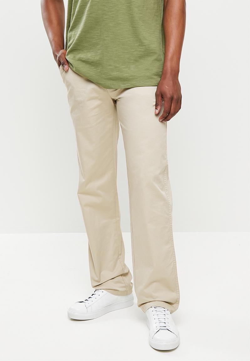 Core chino flat front classic - beige Pringle of Scotland Pants ...