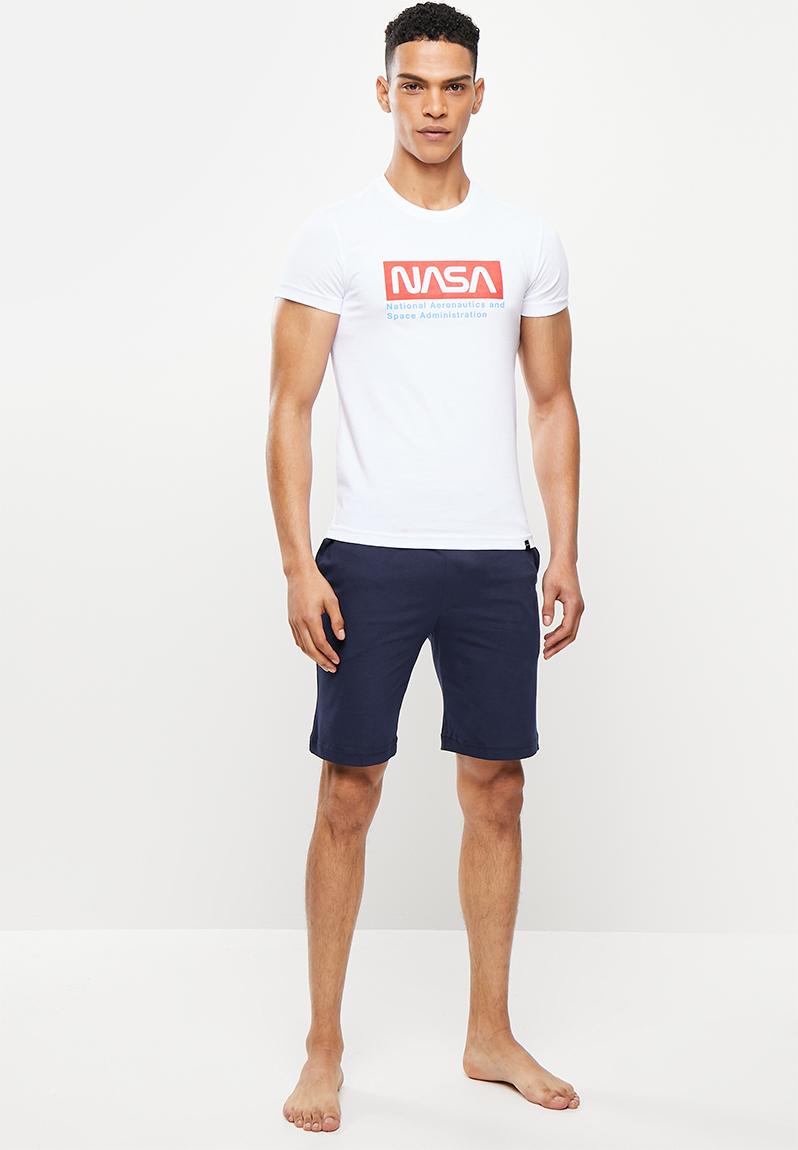Nasa sleep set - white/navy Superbalist Sleepwear | Superbalist.com