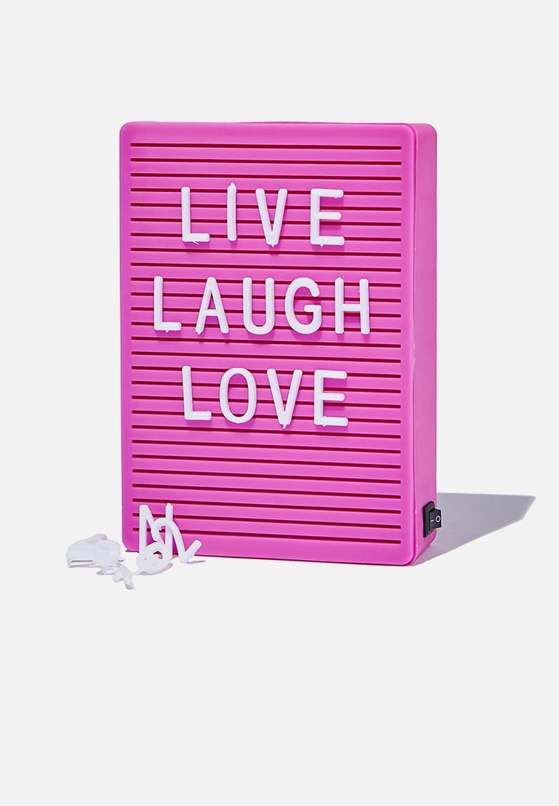 Micro light box-magenta pegboard Typo Smart Home | Superbalist.com