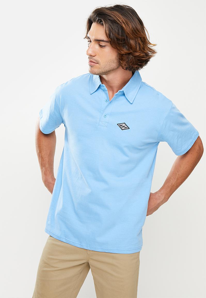 Essential polo - dusty blue