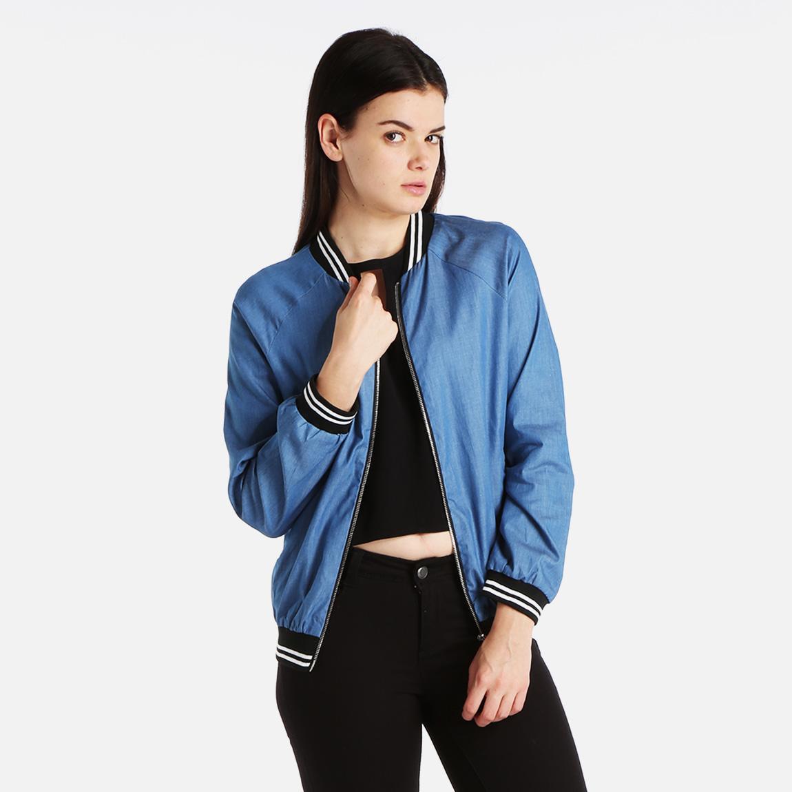 BREAKING BAD DENIM EMBROIDERED BOMBER - BLUE Goldie Jackets ...
