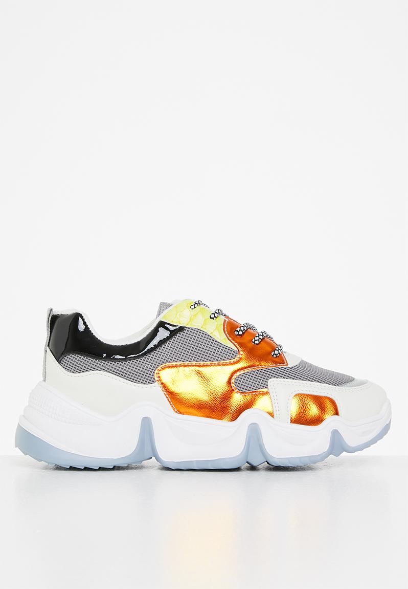 Colourpop chunky sneaker - grey multi Tom Tom Pumps & Flats ...