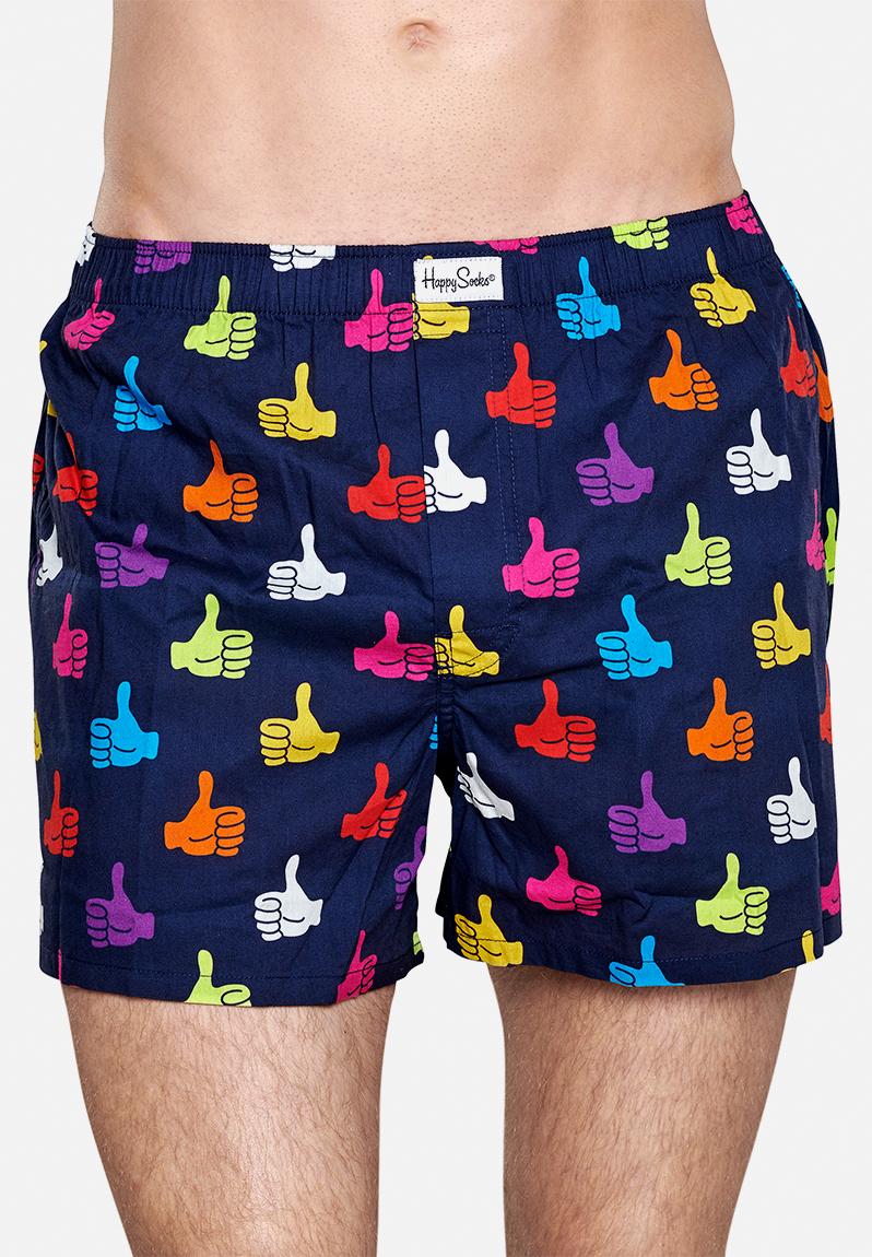 Thumbs up boxer - navy