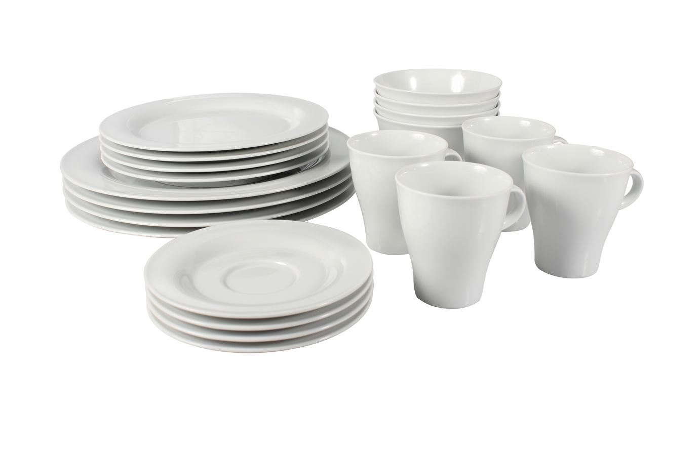 Arzberg: 20 Piece Move Dinner Set – White Wedding Gift List - Creative ...