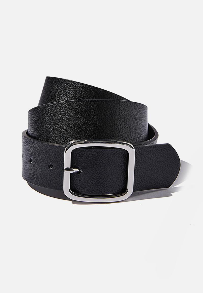 Dad belt - black/silver