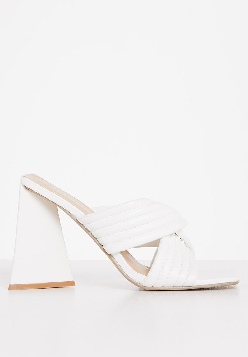 Leah mule heel - white Superbalist Heels | Superbalist.com