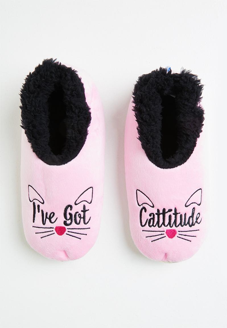 Cattitude slipper - pink snoozies!® Pumps & Flats | Superbalist.com
