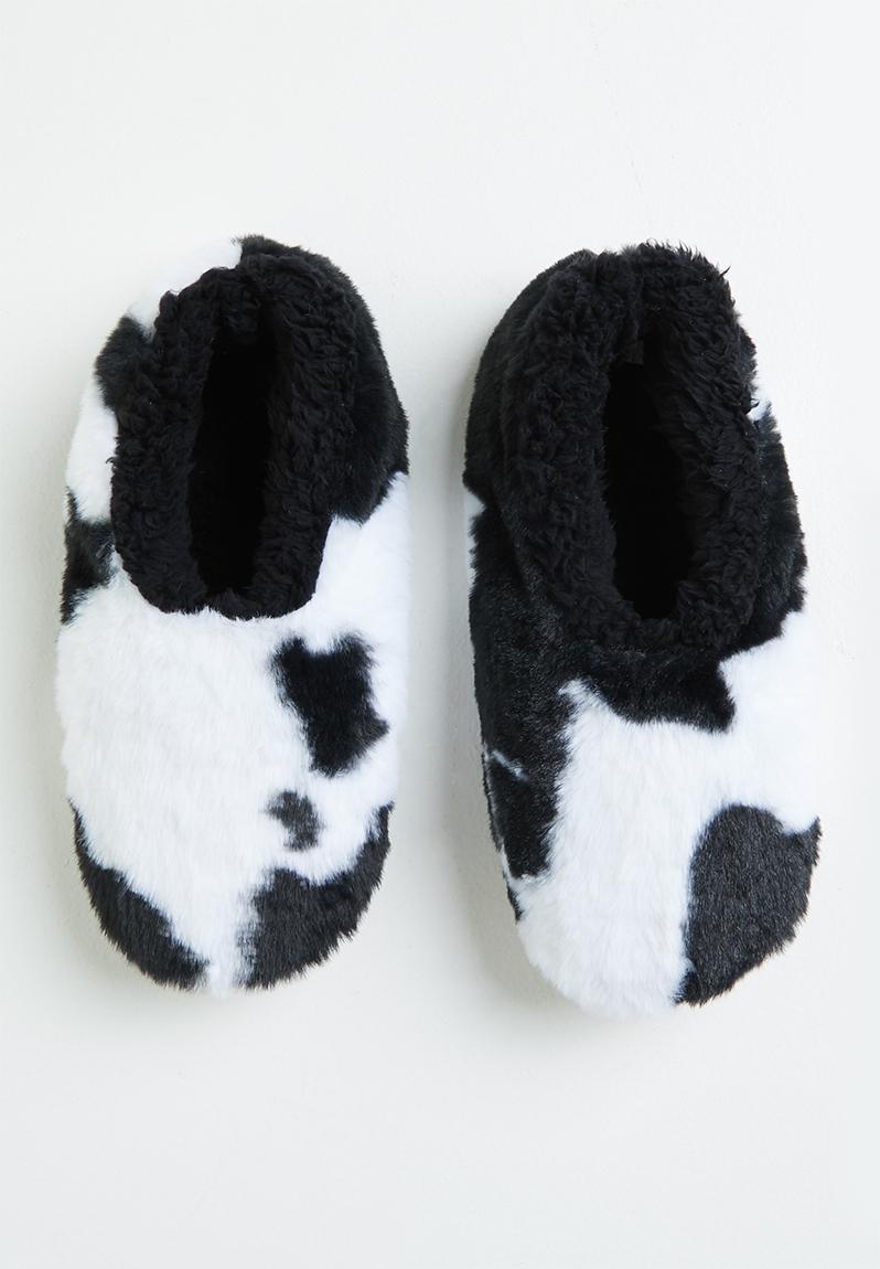 Moo slipper - black