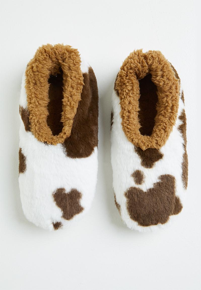 Moo slipper - brown