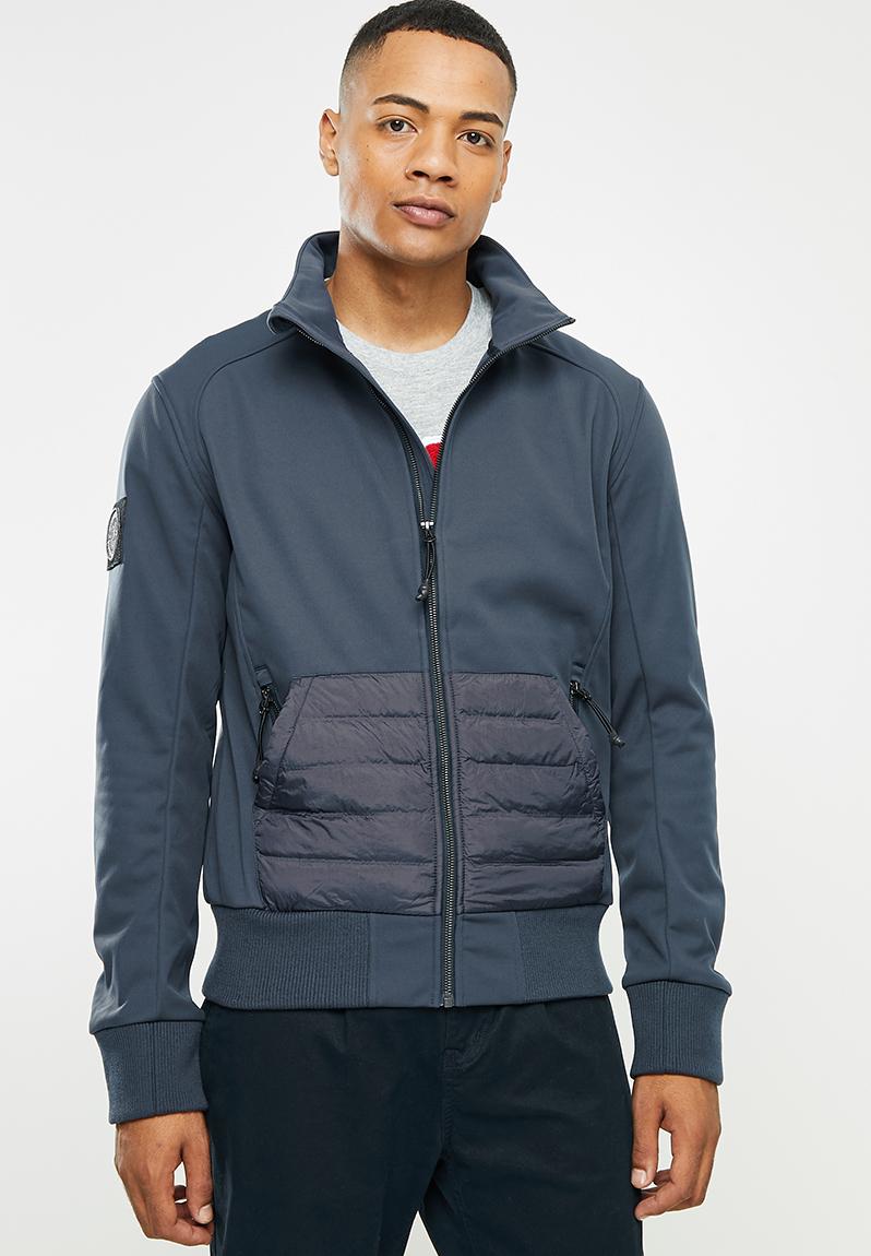 Bonded soft shell jacket - eclipse navy