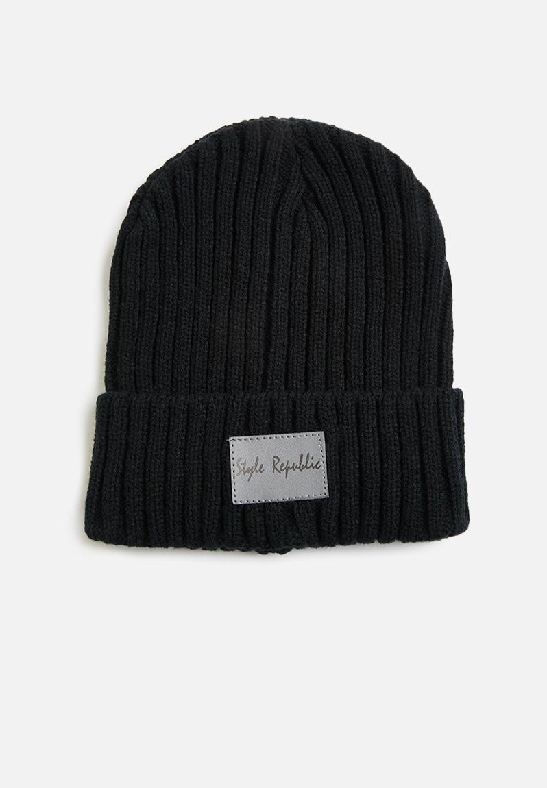 Henry beanie - black STYLE REPUBLIC Headwear | Superbalist.com