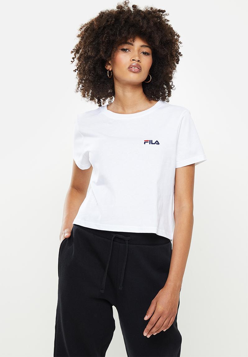 Noose crop top - white FILA T-Shirts | Superbalist.com