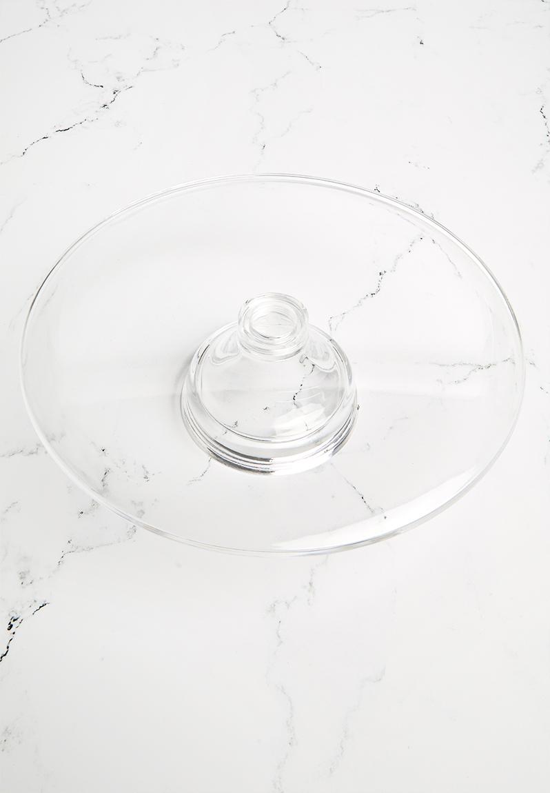 Acrylic cake server - clear