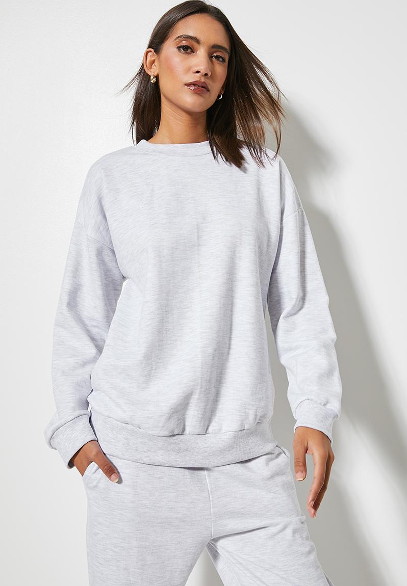 Crew neck sweat - ice melange1 Superbalist Hoodies & Sweats ...