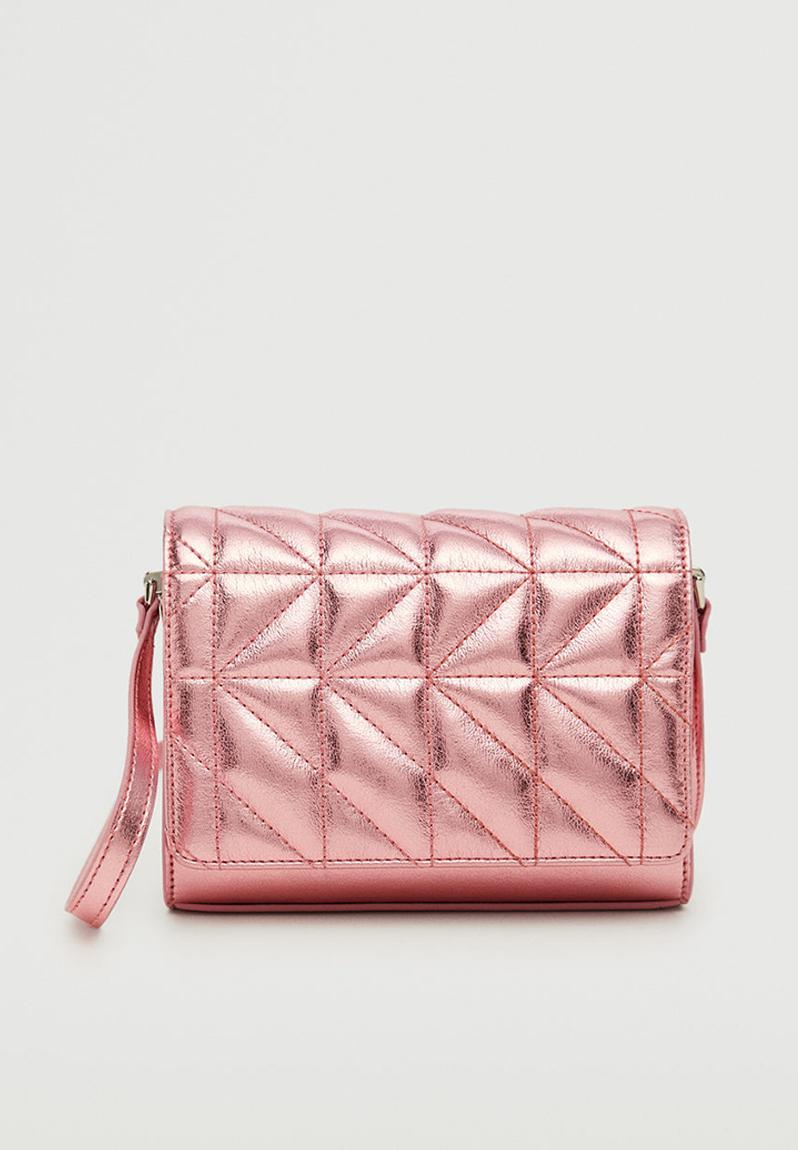 Metallic padded bag - pink