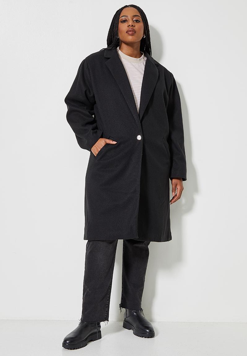 Midi blazer coat - black Superbalist Jackets & Coats | Superbalist.com