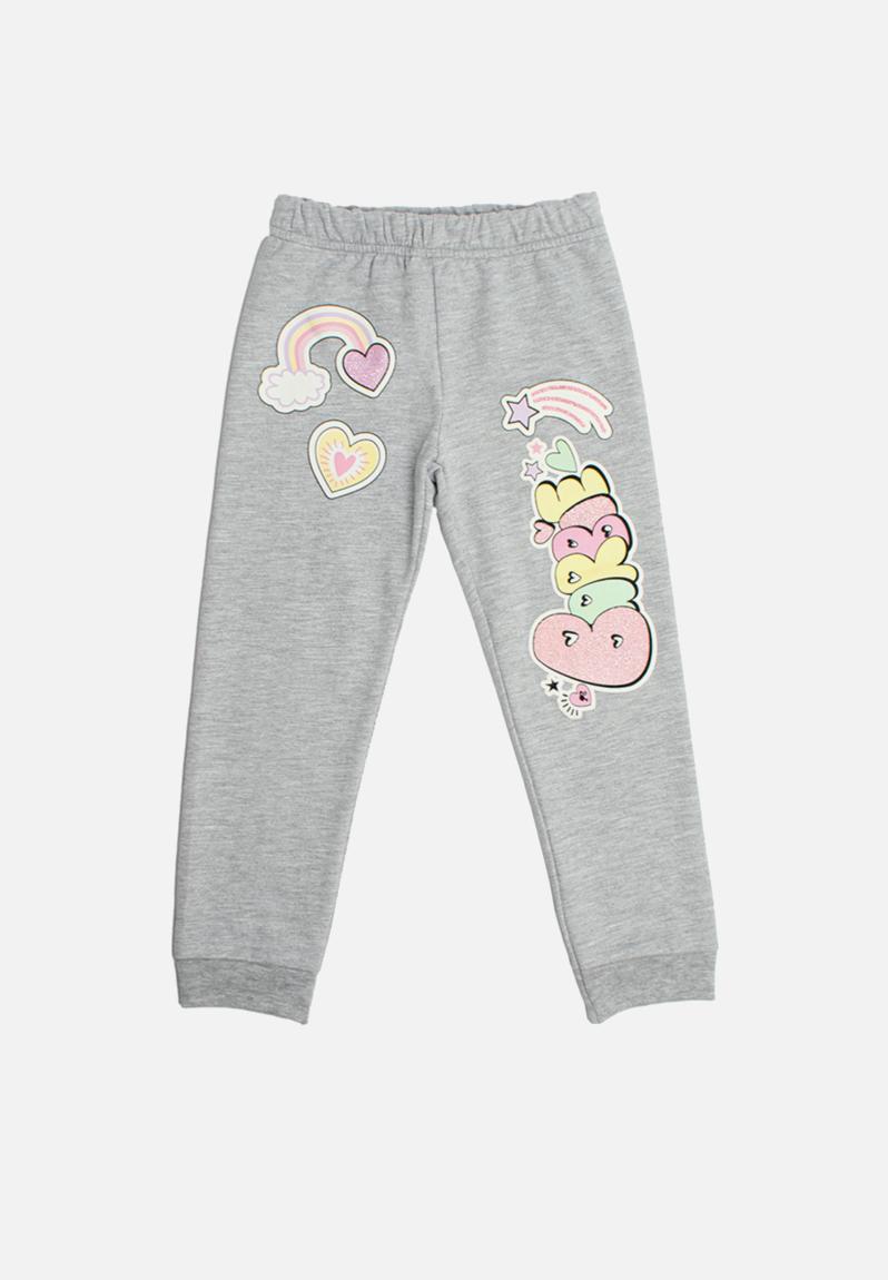 Barbie track pants - grey