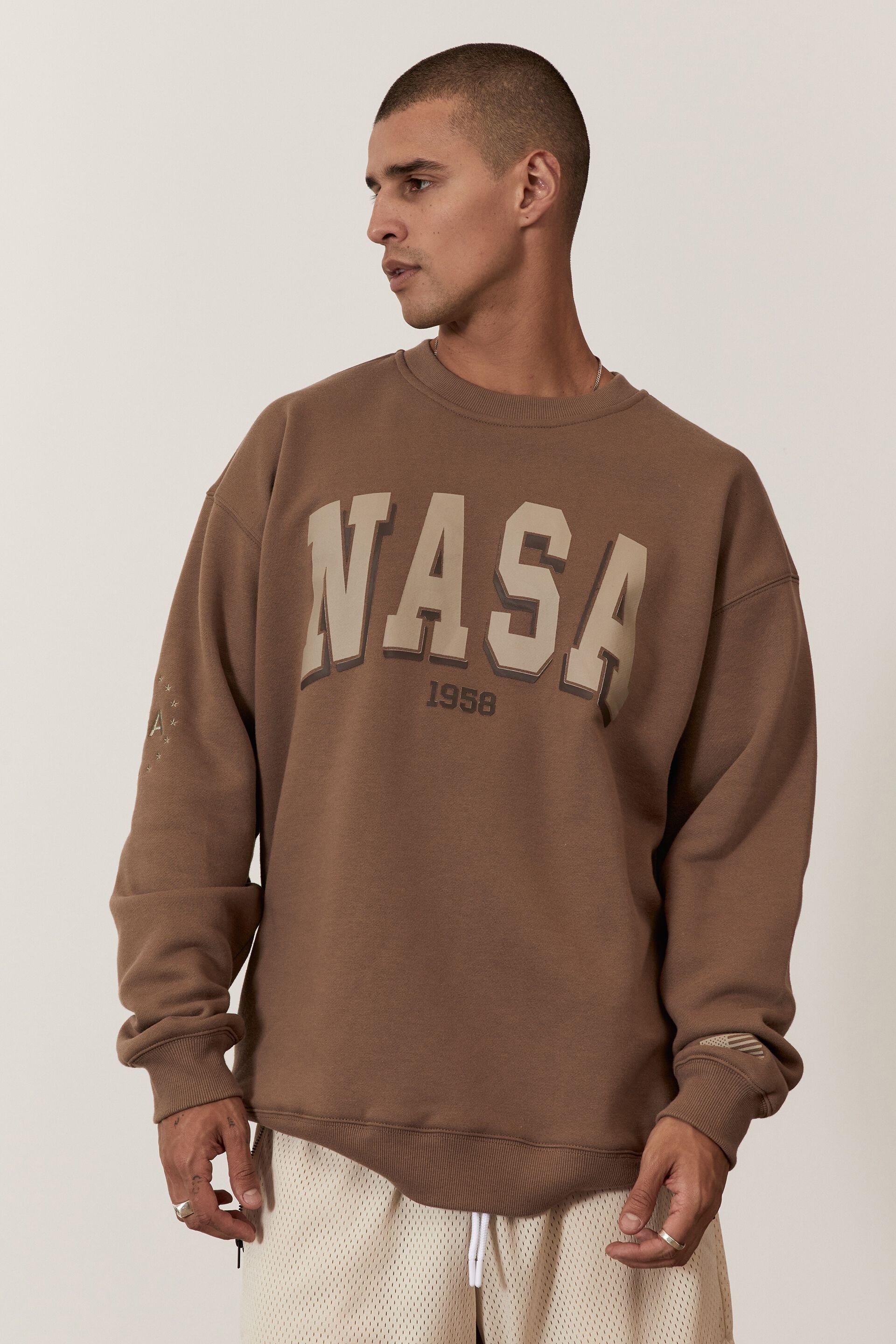Oversized nasa crew - lcn nas fossil & nasa curve Factorie Hoodies ...
