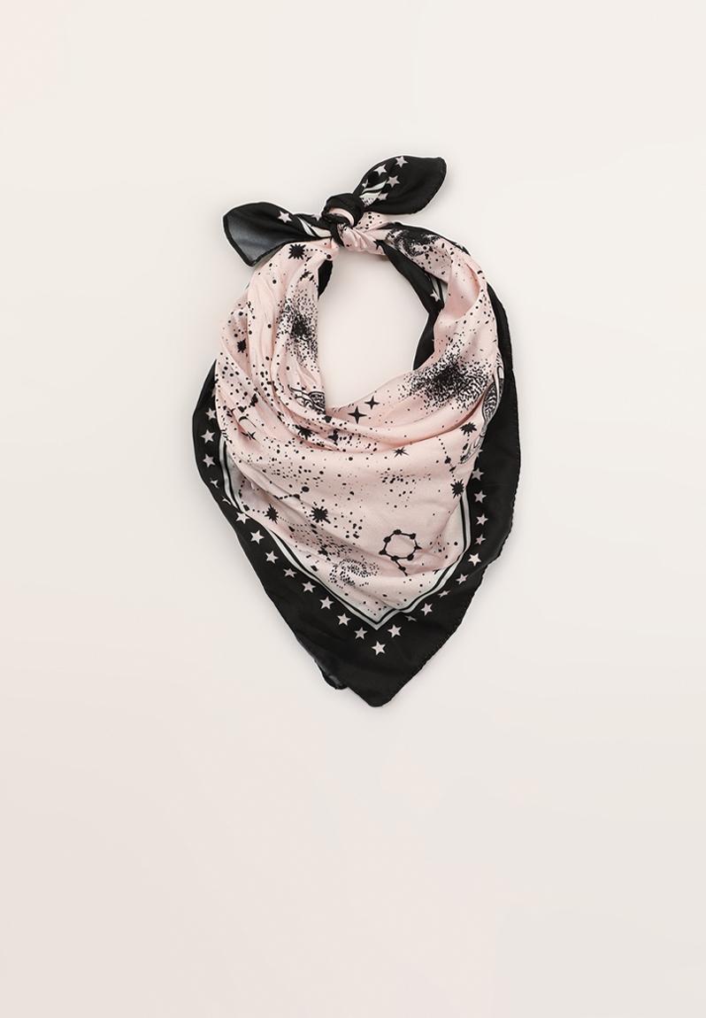 Multi print neck scarf - powder pink Trendyol Scarves | Superbalist.com