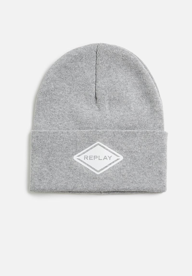 Tringle beanie -grey Replay Headwear | Superbalist.com