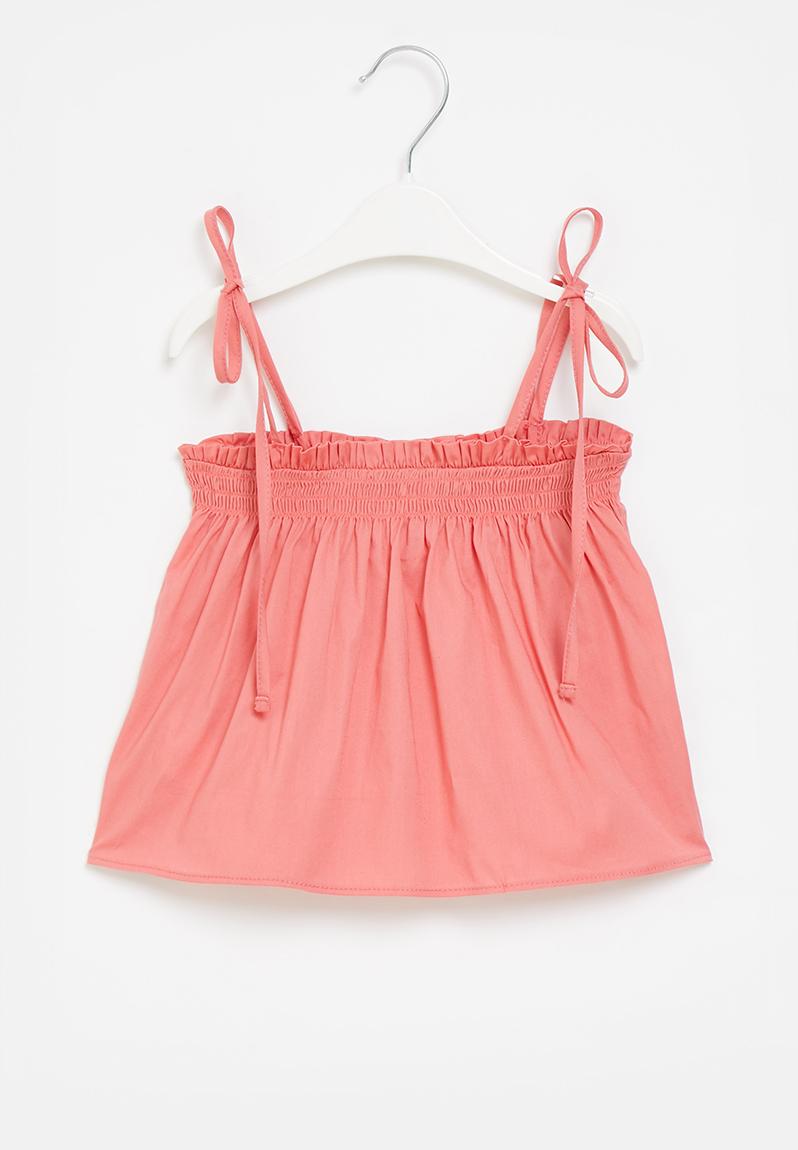Summer top with shirring detail - tea rose Superbalist Kids Tops ...