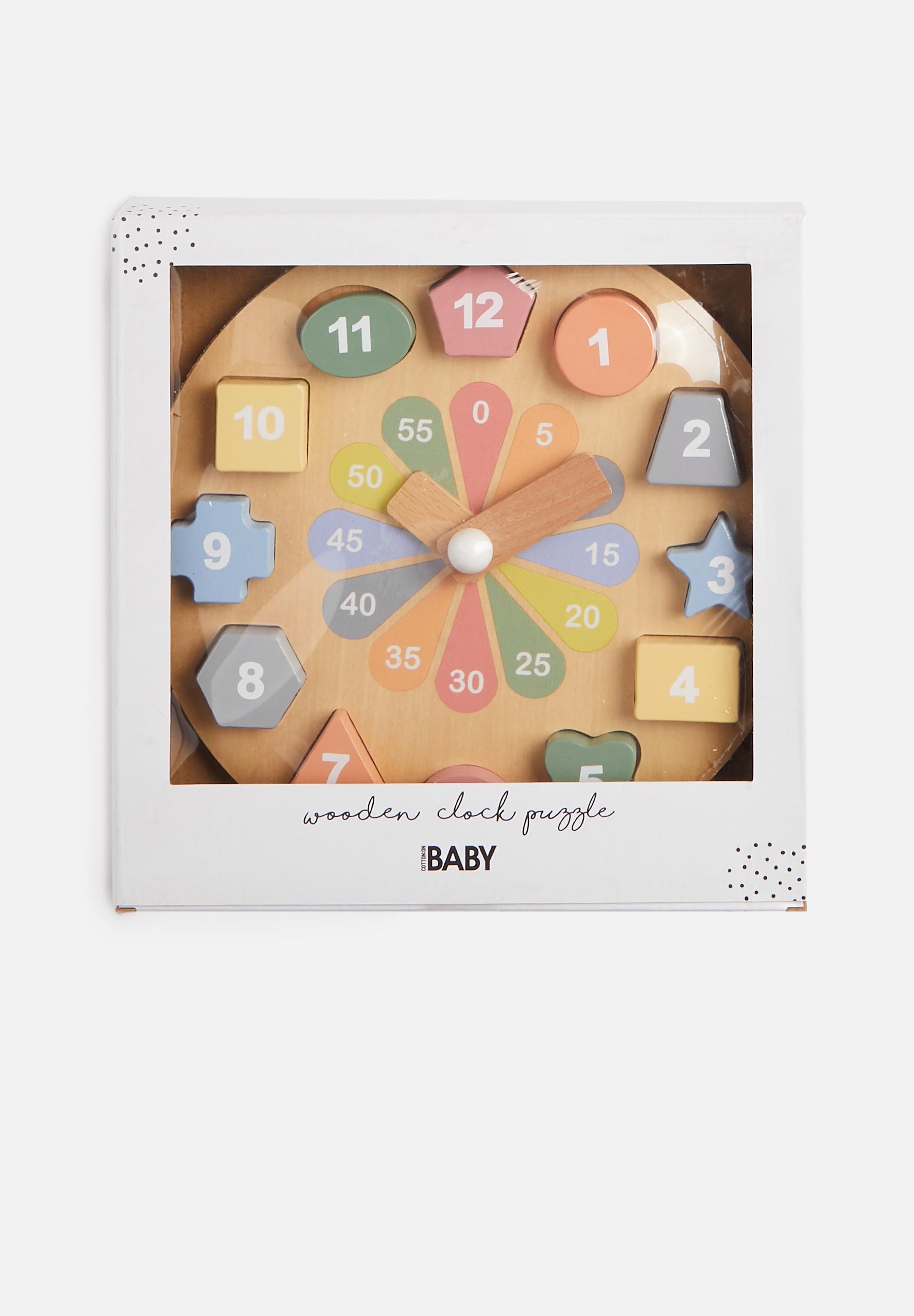 Sammy wooden toy - clock puzzle Cotton On Accessories | Superbalist.com