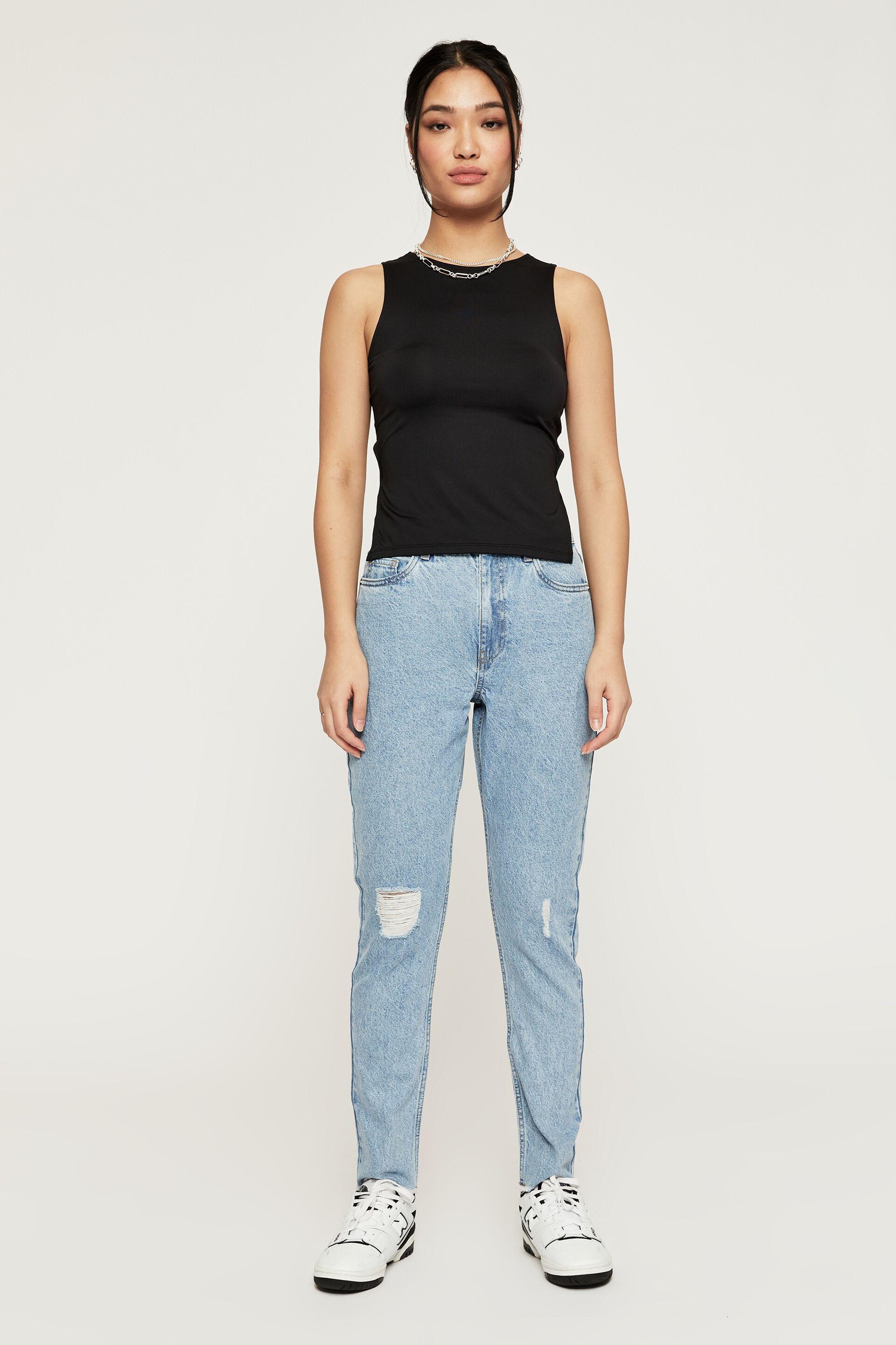 Classic mom ripped denim jean - southern sky blue Supré Jeans ...