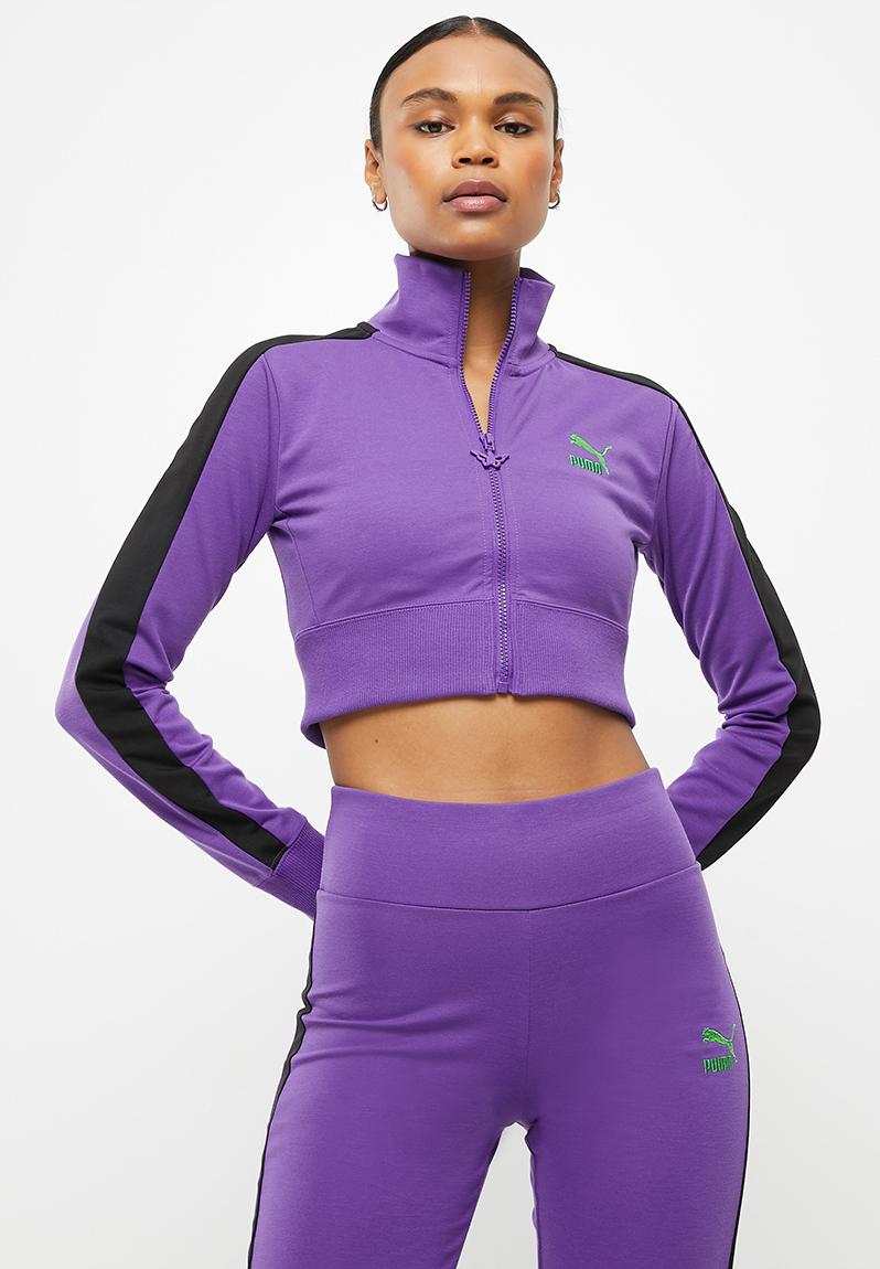 Puma x dua lipa t7 jacket - royal purple p