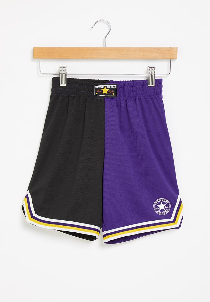Cnvb throwbck split mesh short - black Converse Shorts | Superbalist.com